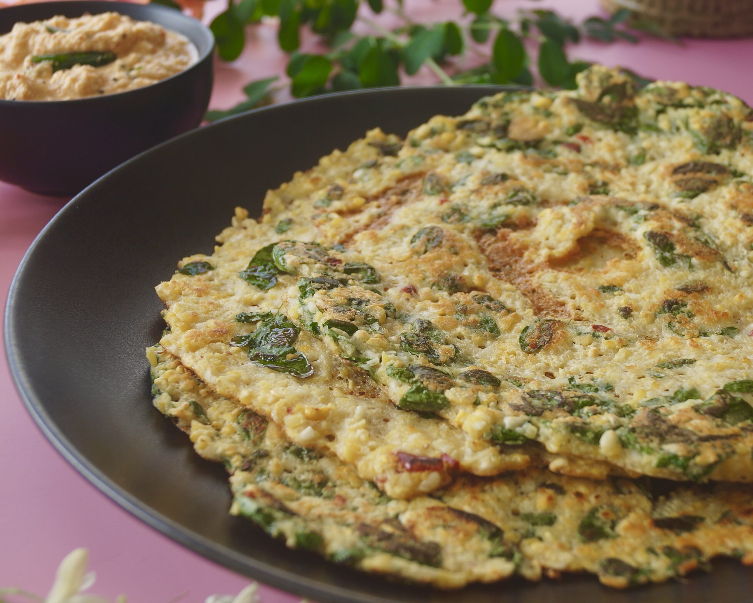 Muringa Ela Ada: Lentil Pancakes with Moringa Leaves - You Dimsum You ...